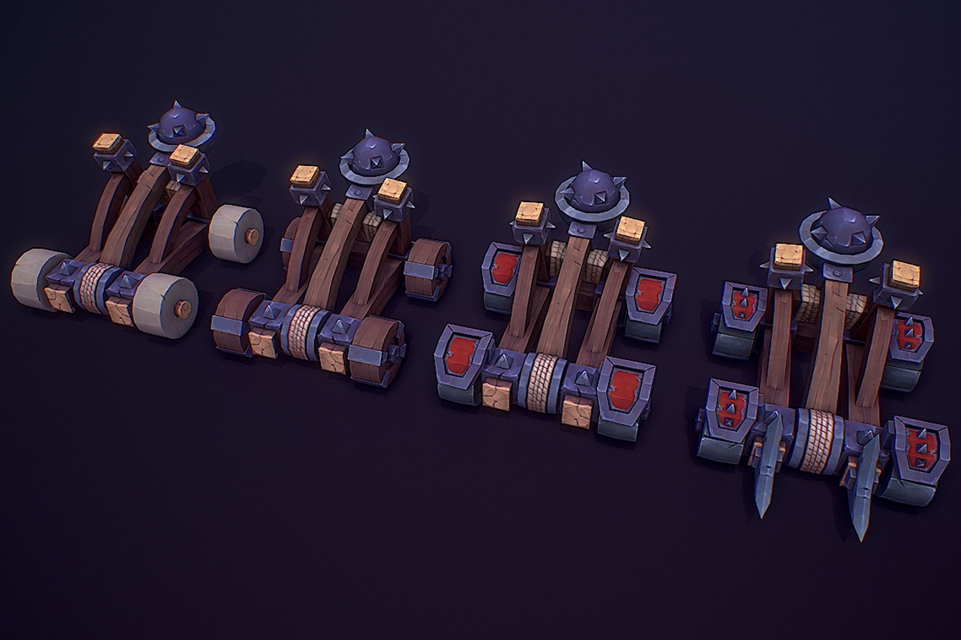 3D model Stylized War Machines VR / AR / low-poly | CGTrader