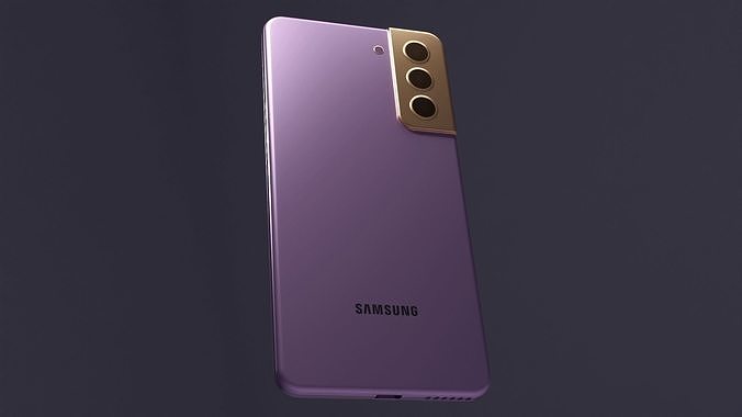 3D model Samsung Galaxy S21 Purple Fanrom VR / AR / low-poly | CGTrader