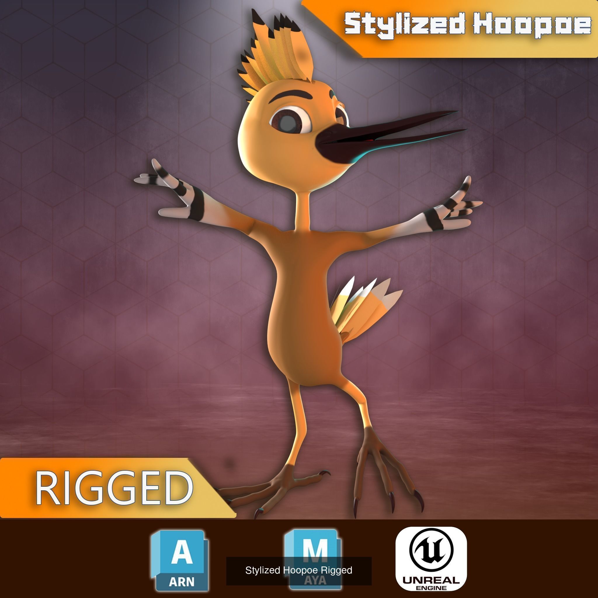 3D Model Collection Stylized Animals Rigged V1 VR / AR / low-poly ...