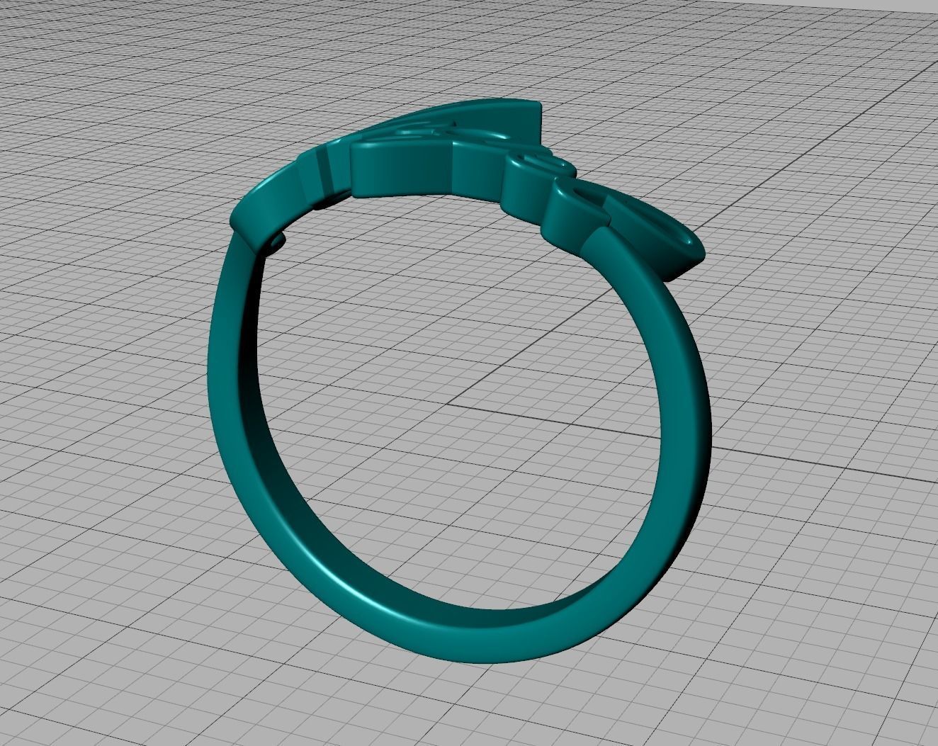 Angel Word Ring Angel Inscription band ring 3d model 3D model 3D ...