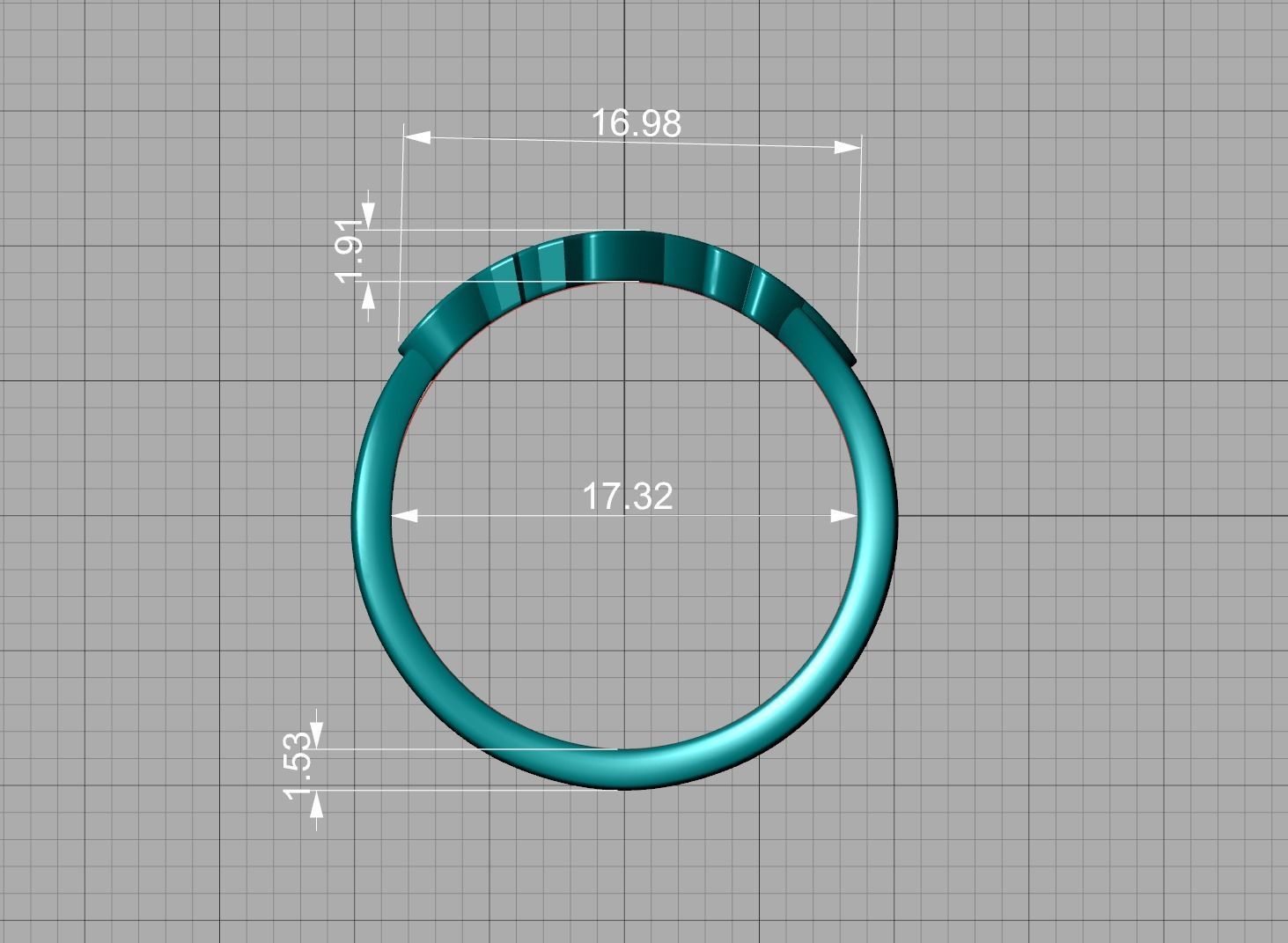 Angel Word Ring Angel Inscription band ring 3d model 3D model 3D ...