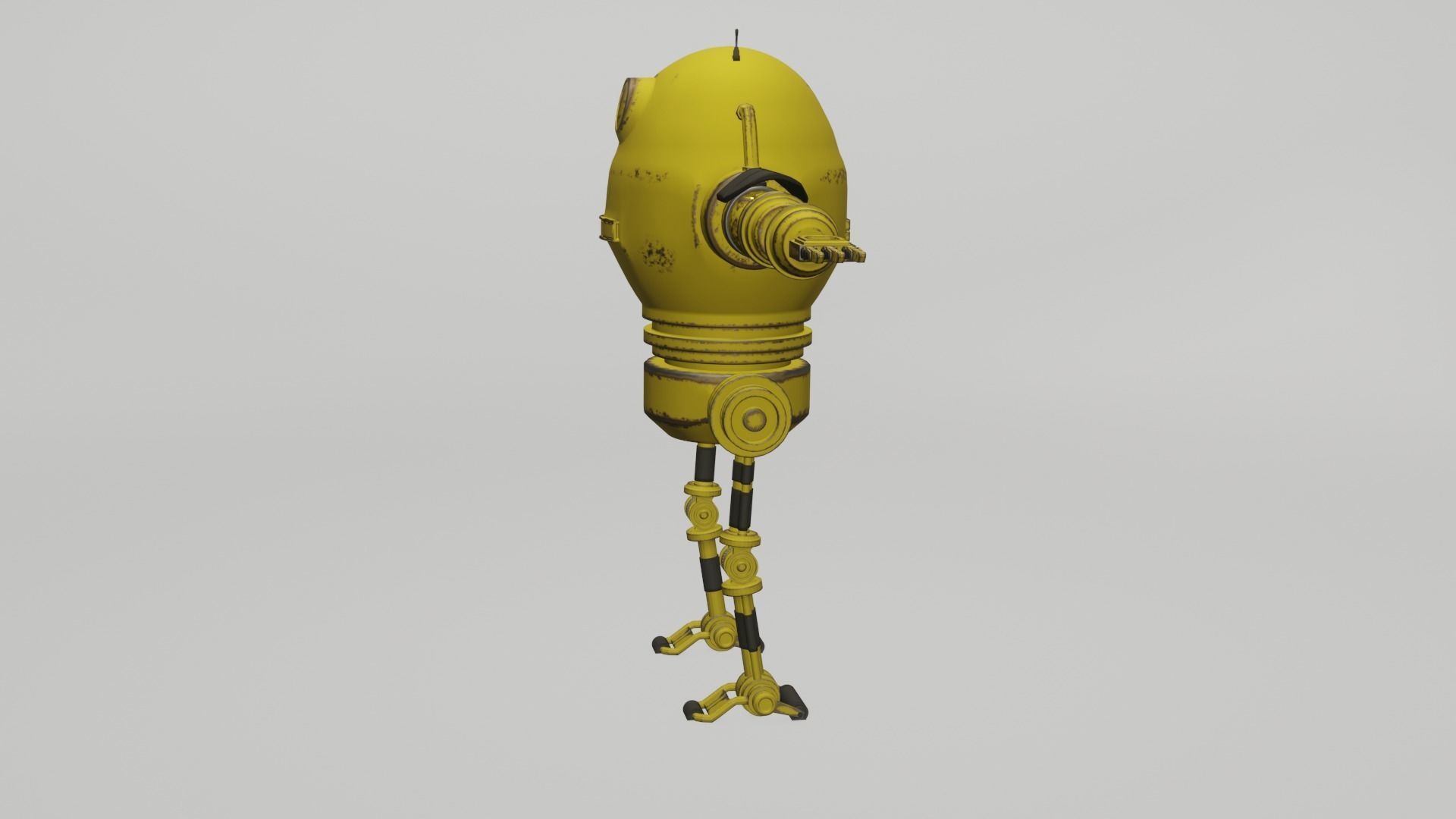 Robot with arms and legs 3D model animated rigged | CGTrader
