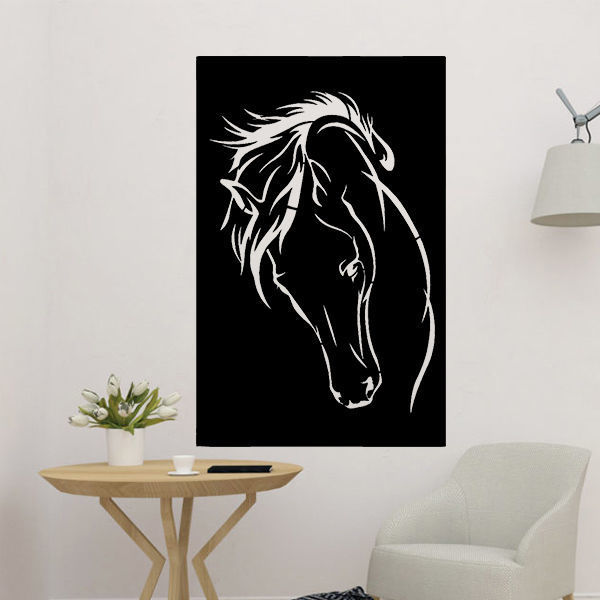 Horse Mural 2D Decor 3D model 3D printable | CGTrader