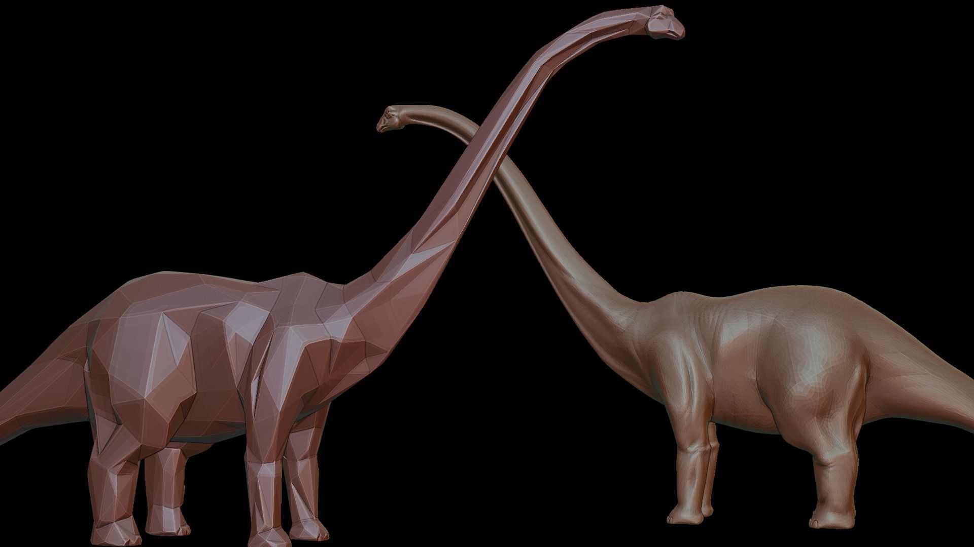 Diplodocus Miniature 3D model 3D printable | CGTrader