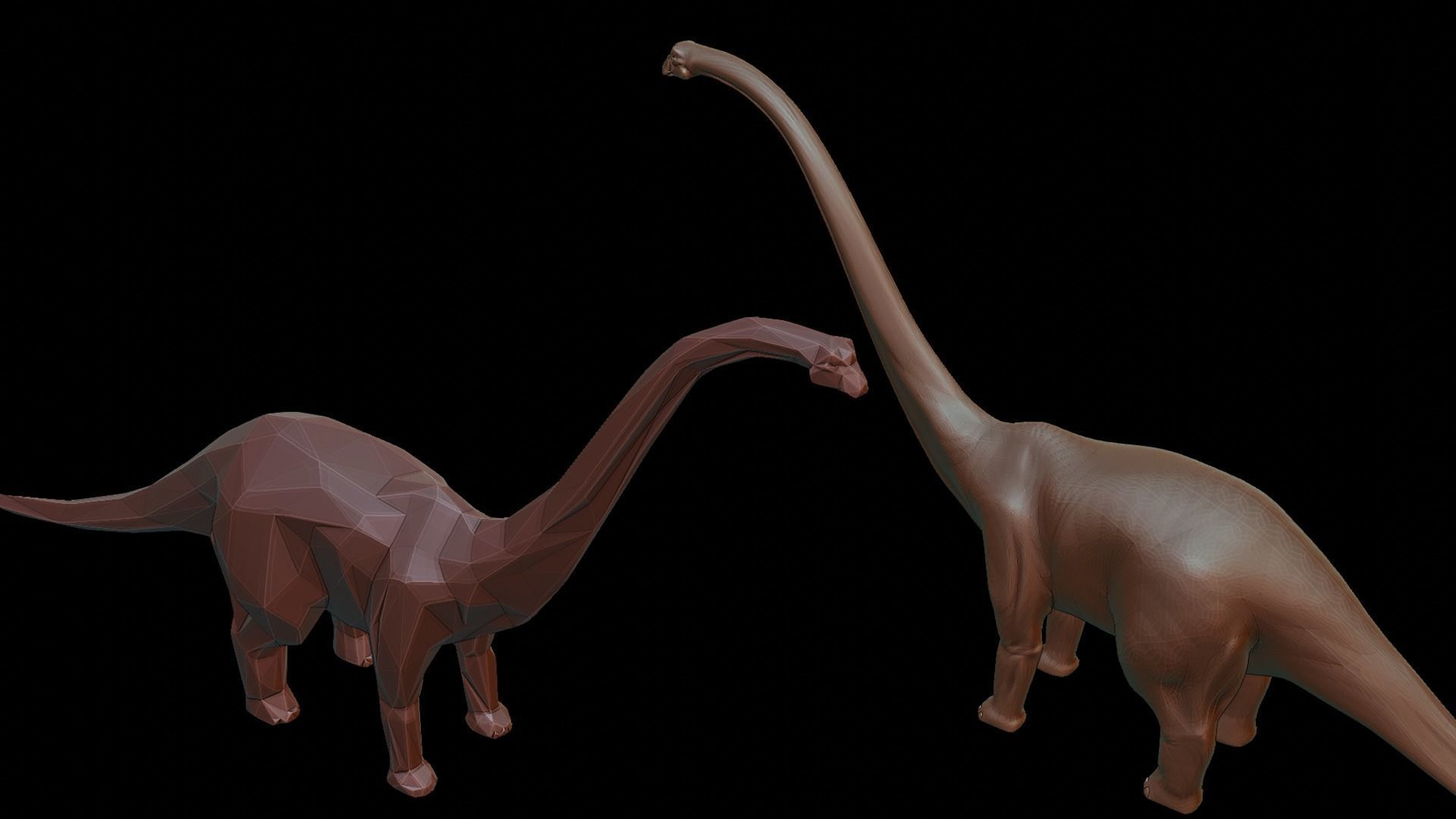 Diplodocus Miniature 3D model 3D printable | CGTrader