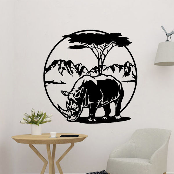 Rhino Panel Decor 3D model 3D printable | CGTrader