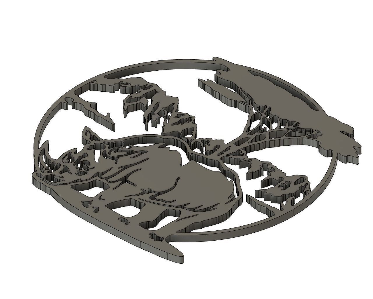 Rhino Panel Decor 3D model 3D printable | CGTrader