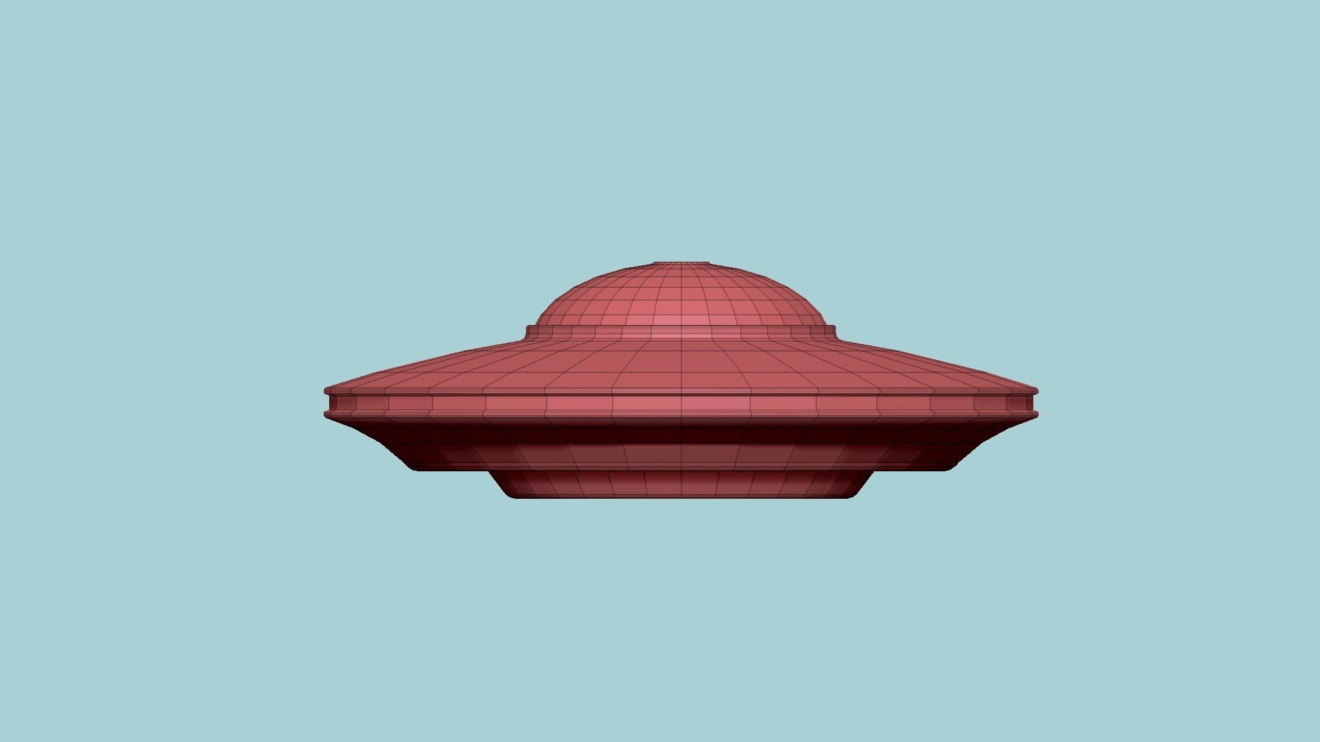 3D model Alien Spaceship UFO B10 Black - Sci Fi Spacecraft Design VR ...