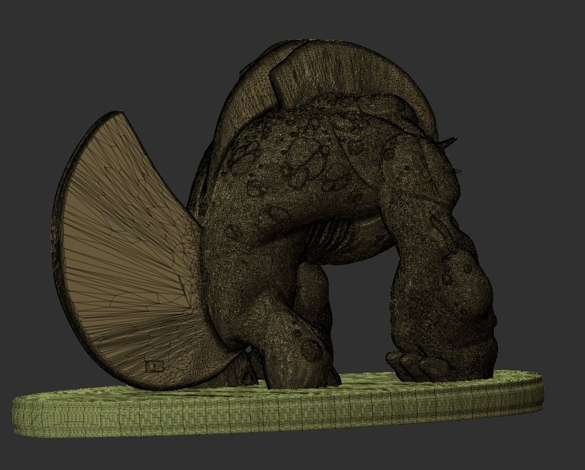 Swampert - Pokemon Concept Fan Art - FBX - OBJ - STL 3D model 3D ...