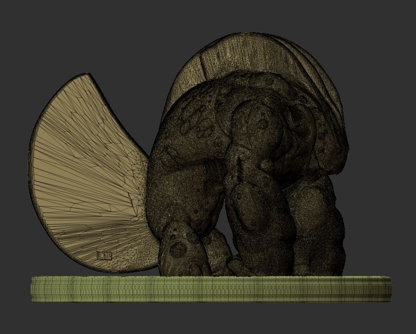 Swampert - Pokemon Concept Fan Art - FBX - OBJ - STL 3D model 3D ...