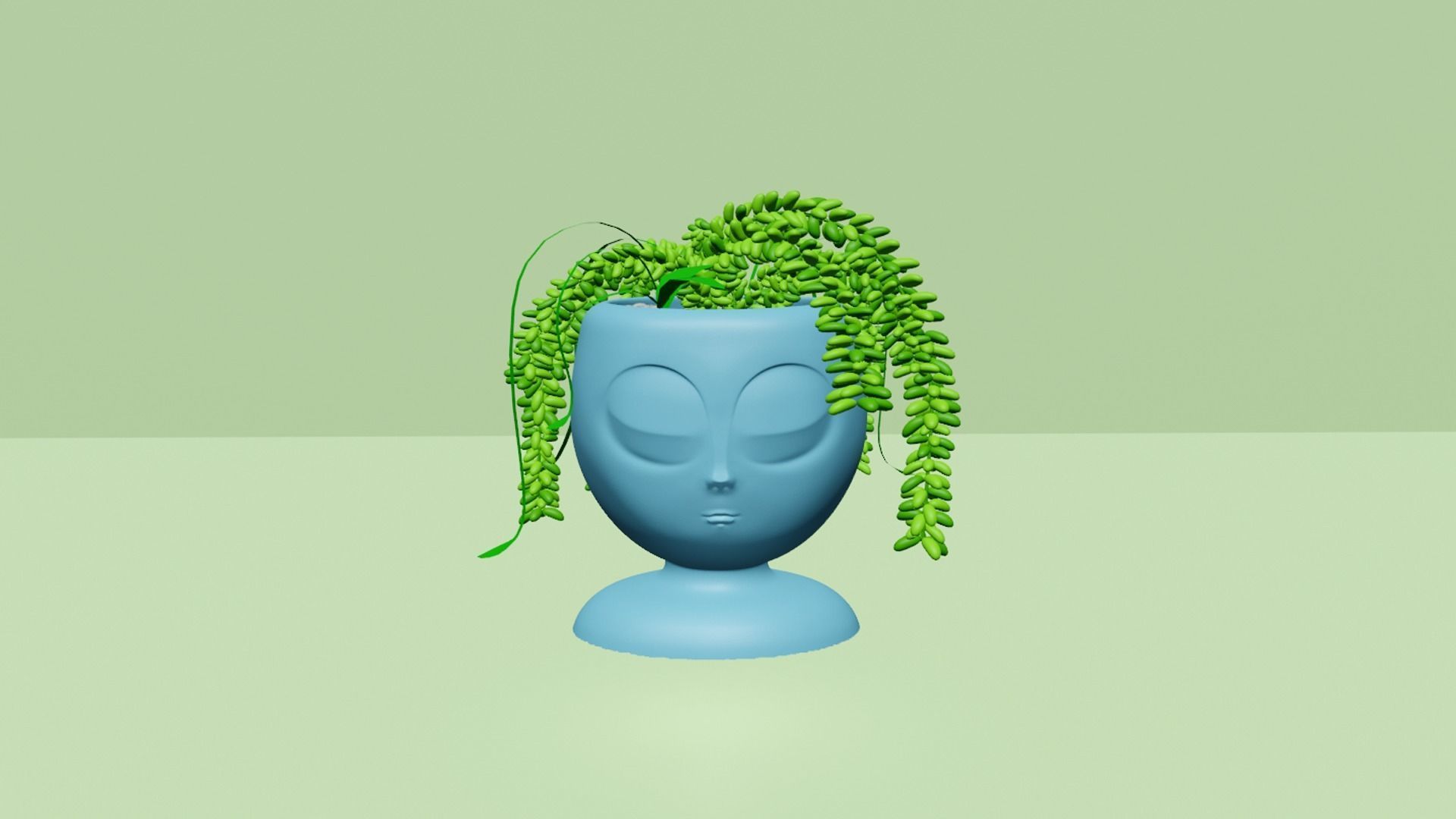 Woman Face Vases Succulent - Pair - STL Printable 3D model 3D printable ...