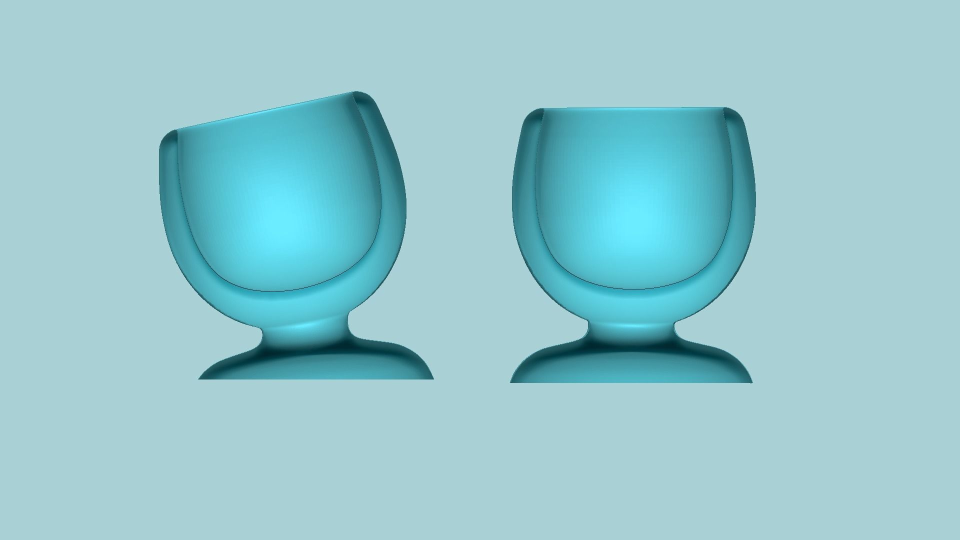 Woman Face Vases Succulent - Pair - STL Printable 3D model 3D printable ...