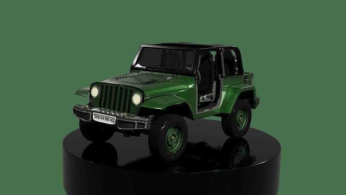 Jeep model 3D model | CGTrader