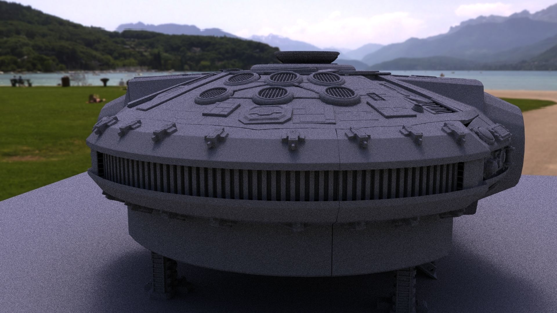 Mini Falcon 3D model 3D printable | CGTrader