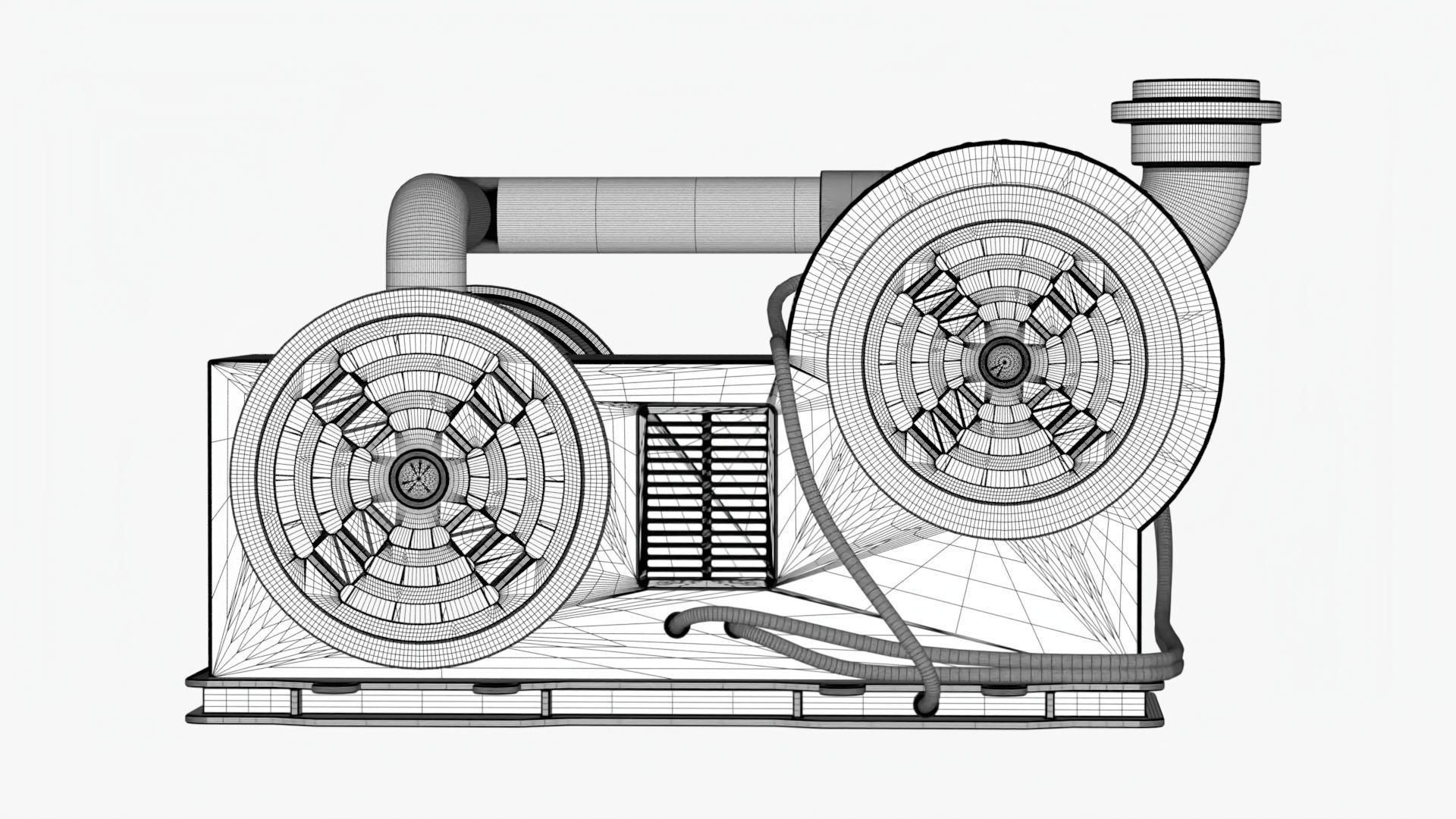 3D model 4k Water Centrifugal Pump VR / AR / low-poly | CGTrader