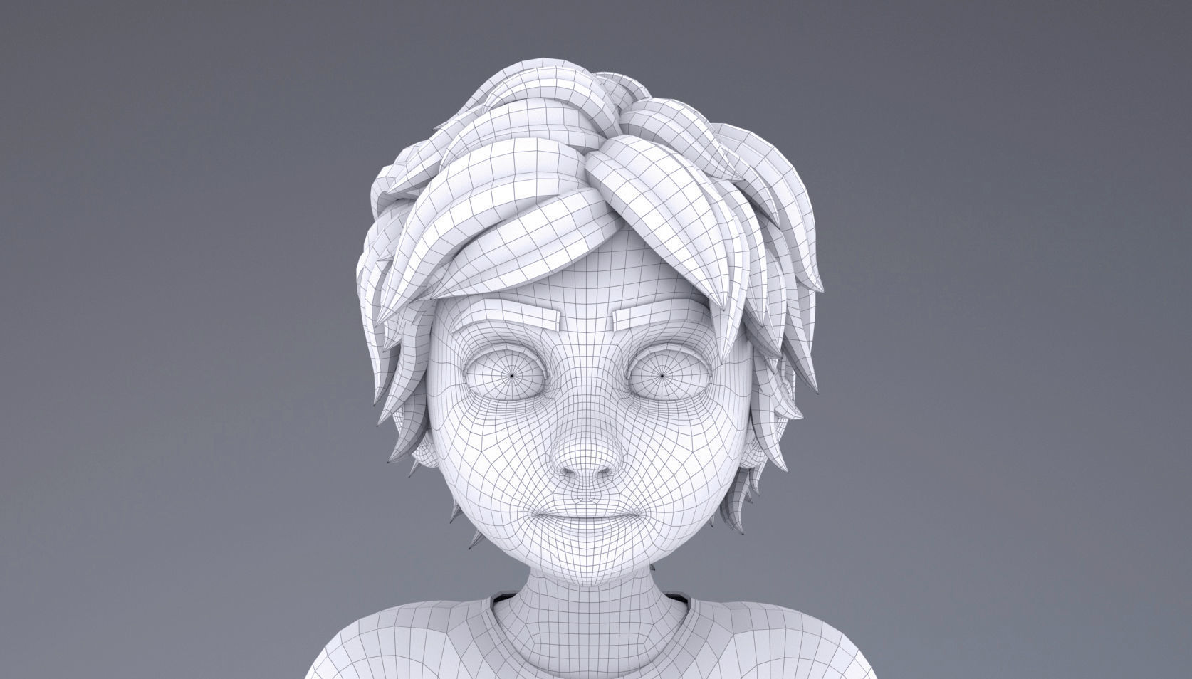 Cartoon Boy 3D model rigged | CGTrader