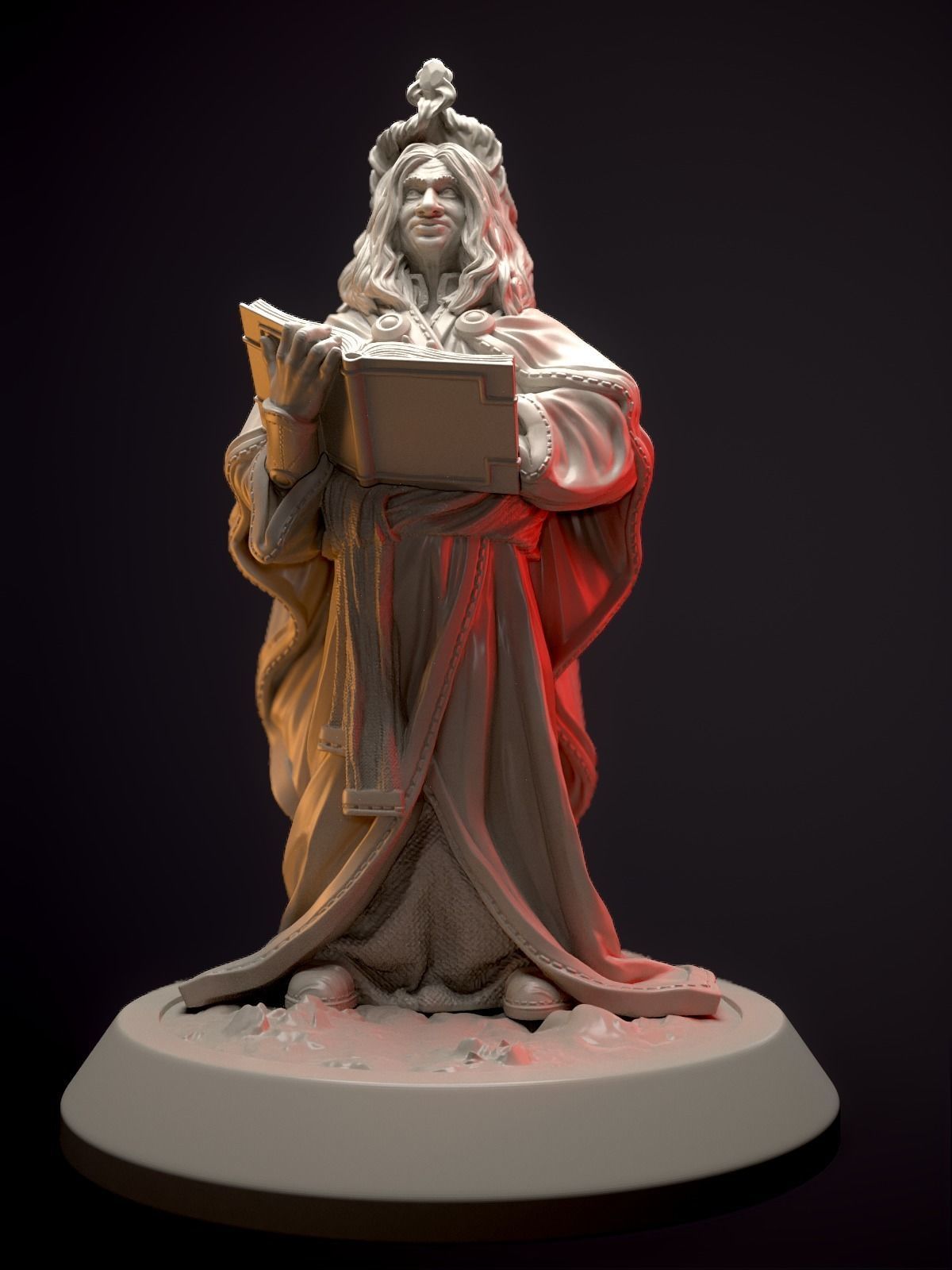 Mages - librarian 3D model 3D printable | CGTrader