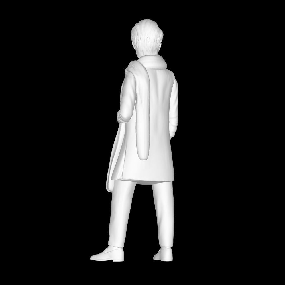 BOY IN AJRAK MUFFLER SCARF 3D model 3D printable | CGTrader