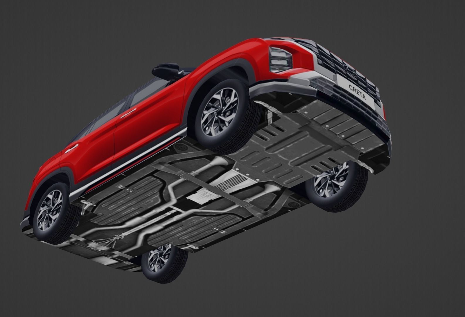 3D model Lowpoly Hyundai Creta VR / AR / low-poly | CGTrader