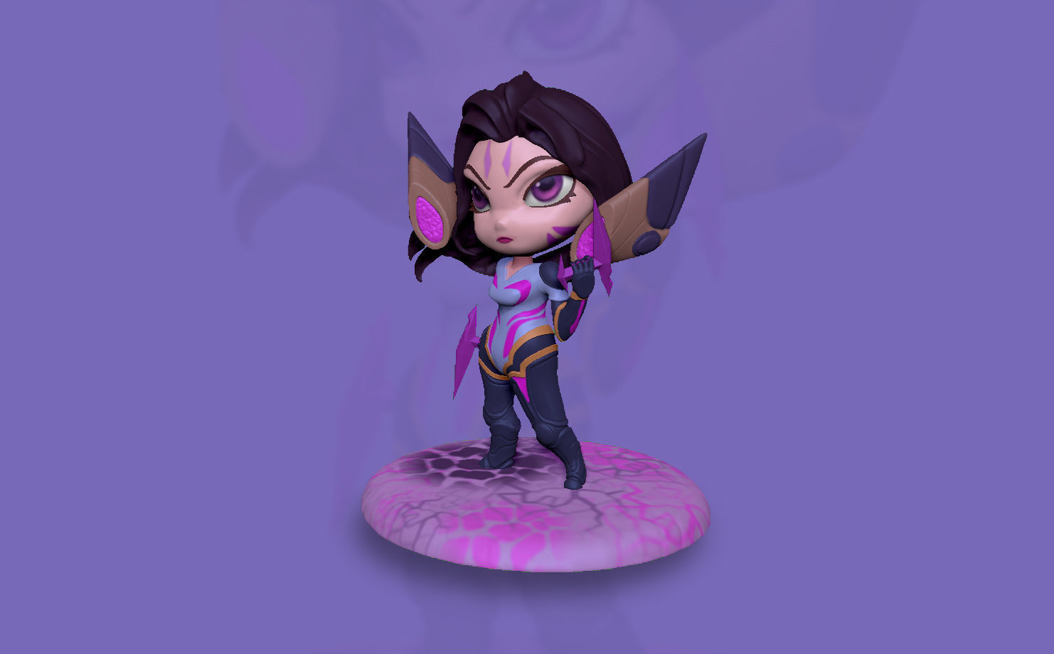 Chibi Kaisa 3D model 3D printable | CGTrader