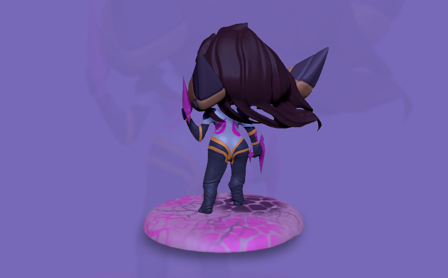 Chibi Kaisa 3D model 3D printable | CGTrader