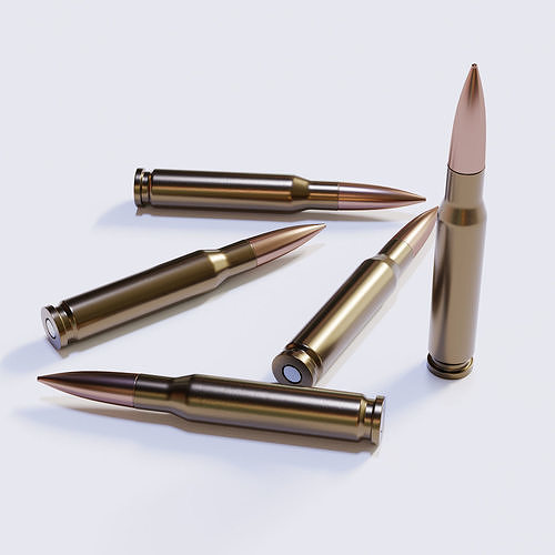 Rifle Bullet 3D model | CGTrader