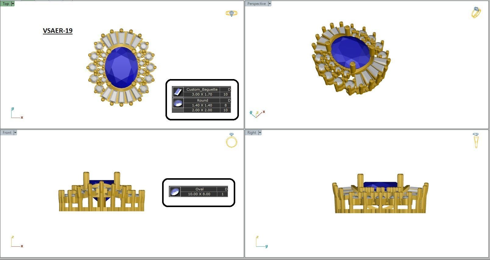 Earrings cad file 3D model 3D printable | CGTrader