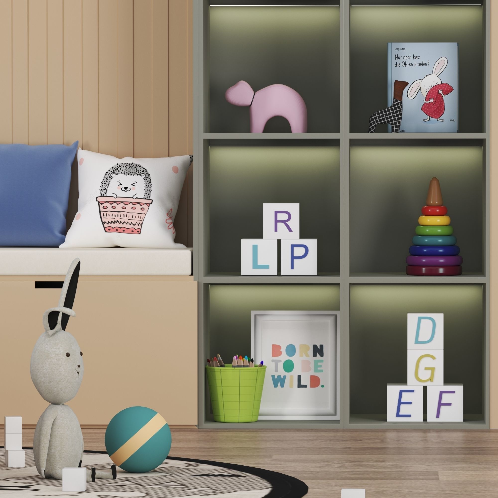 Childrens-playroom 3D model | CGTrader