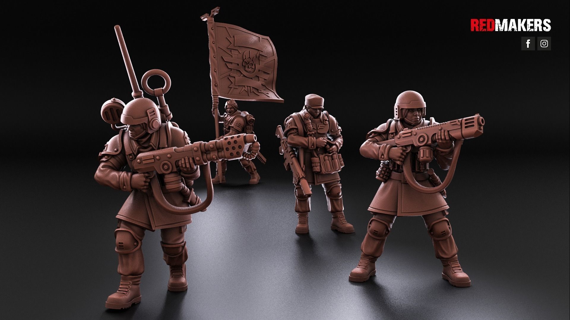 Shock Troops - Female Command Squad of the Imperial Force 3D model 3D ...