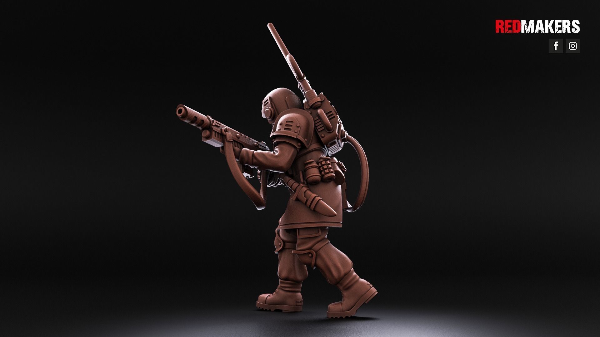 Shock Troops - Female Command Squad of the Imperial Force 3D model 3D printable | CGTrader
