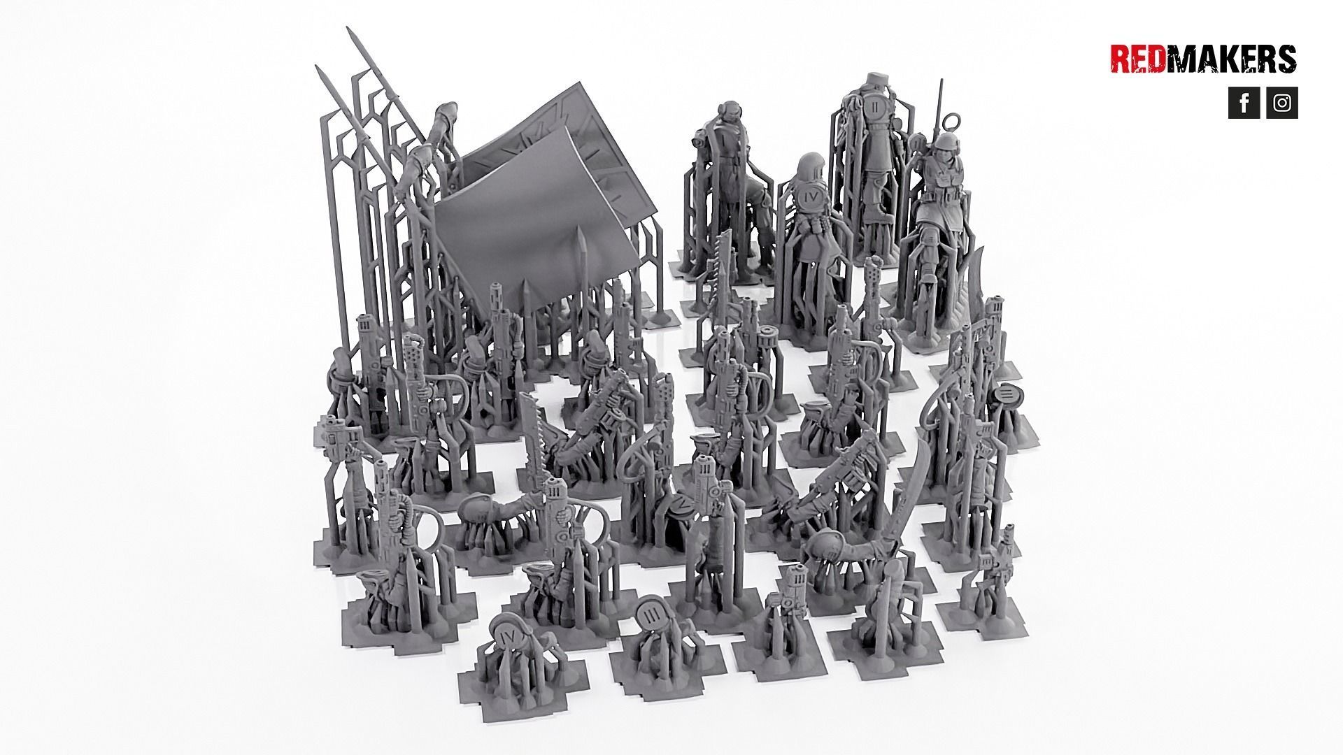 Shock Troops - Female Command Squad of the Imperial Force 3D model 3D printable | CGTrader