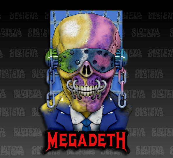 Megadeth Vic Rattlehead Rust in Peace 3D model | CGTrader