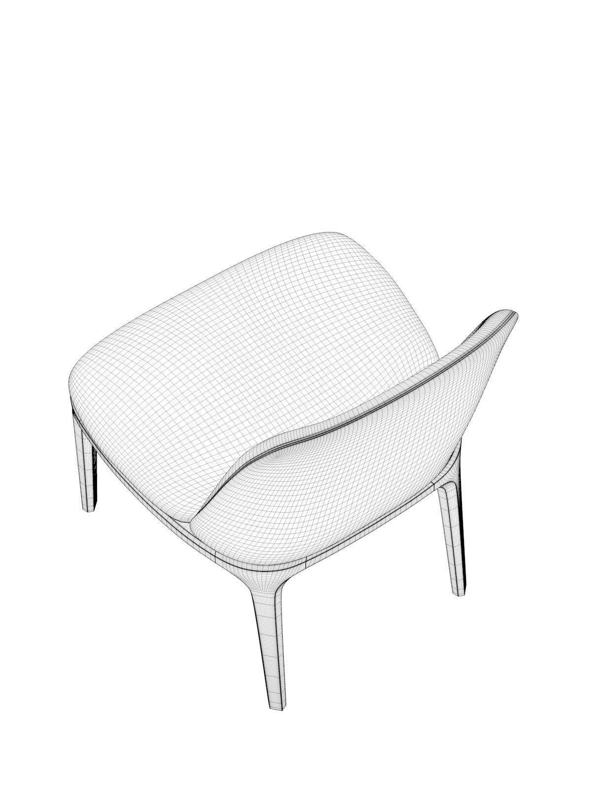 Grace Chair 2 3D model | CGTrader