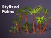 3D model Stylized Palm Trees Pack VR / AR / low-poly | CGTrader