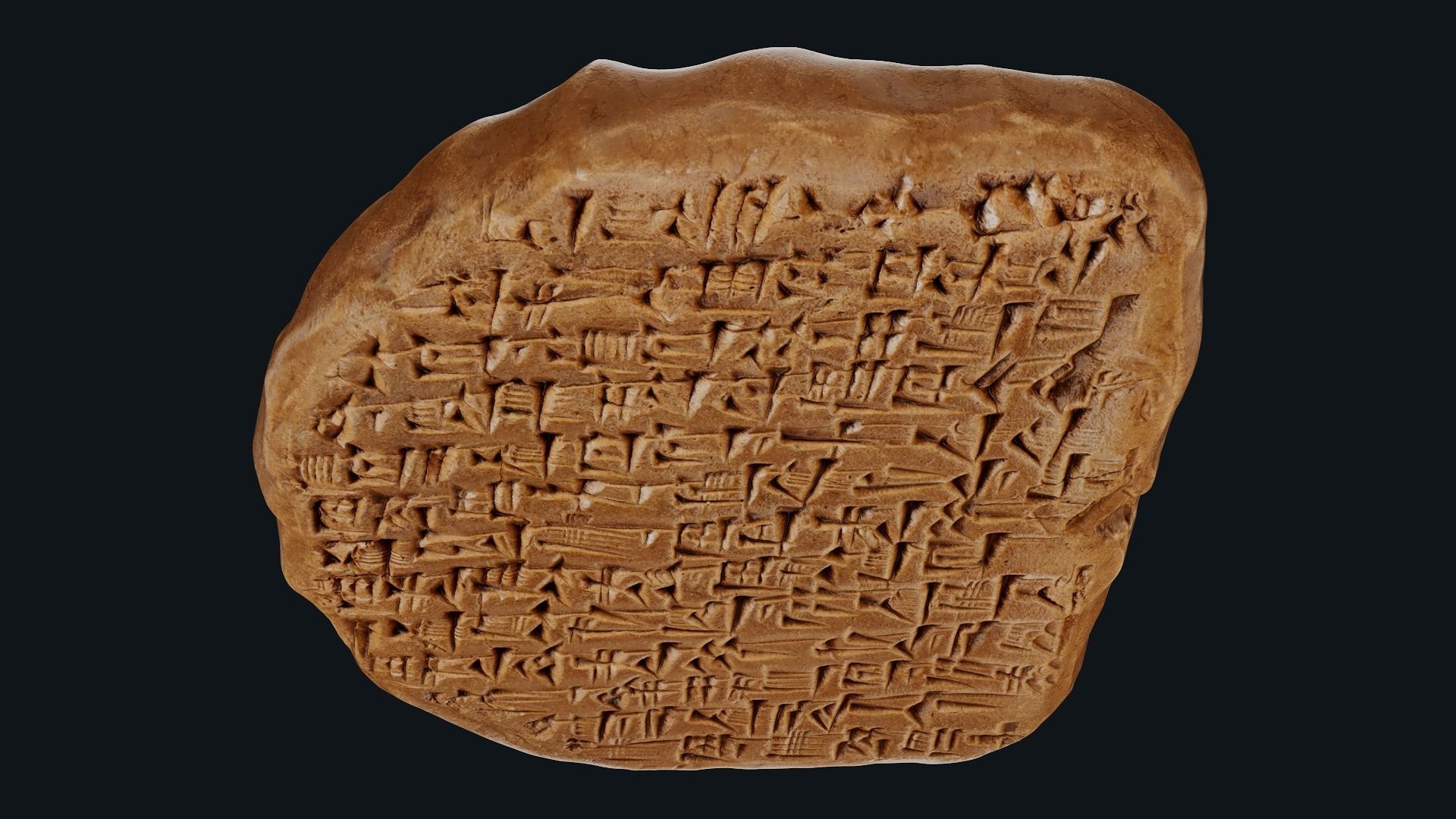 3D model Assyrian Tablet VR / AR / low-poly | CGTrader