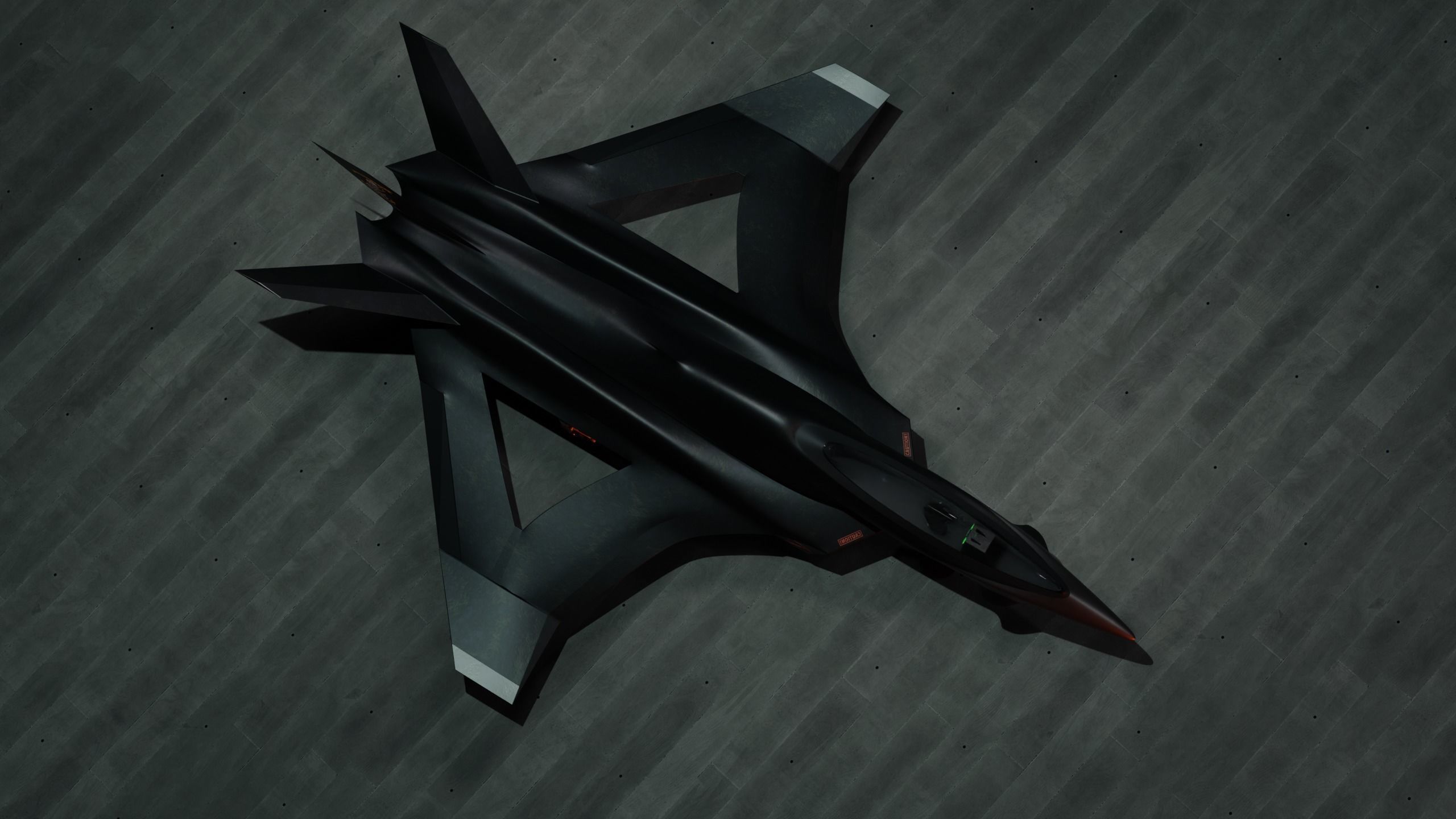 3D model ZA Viper Multirole Strike Fighter Jet VR / AR / low-poly ...
