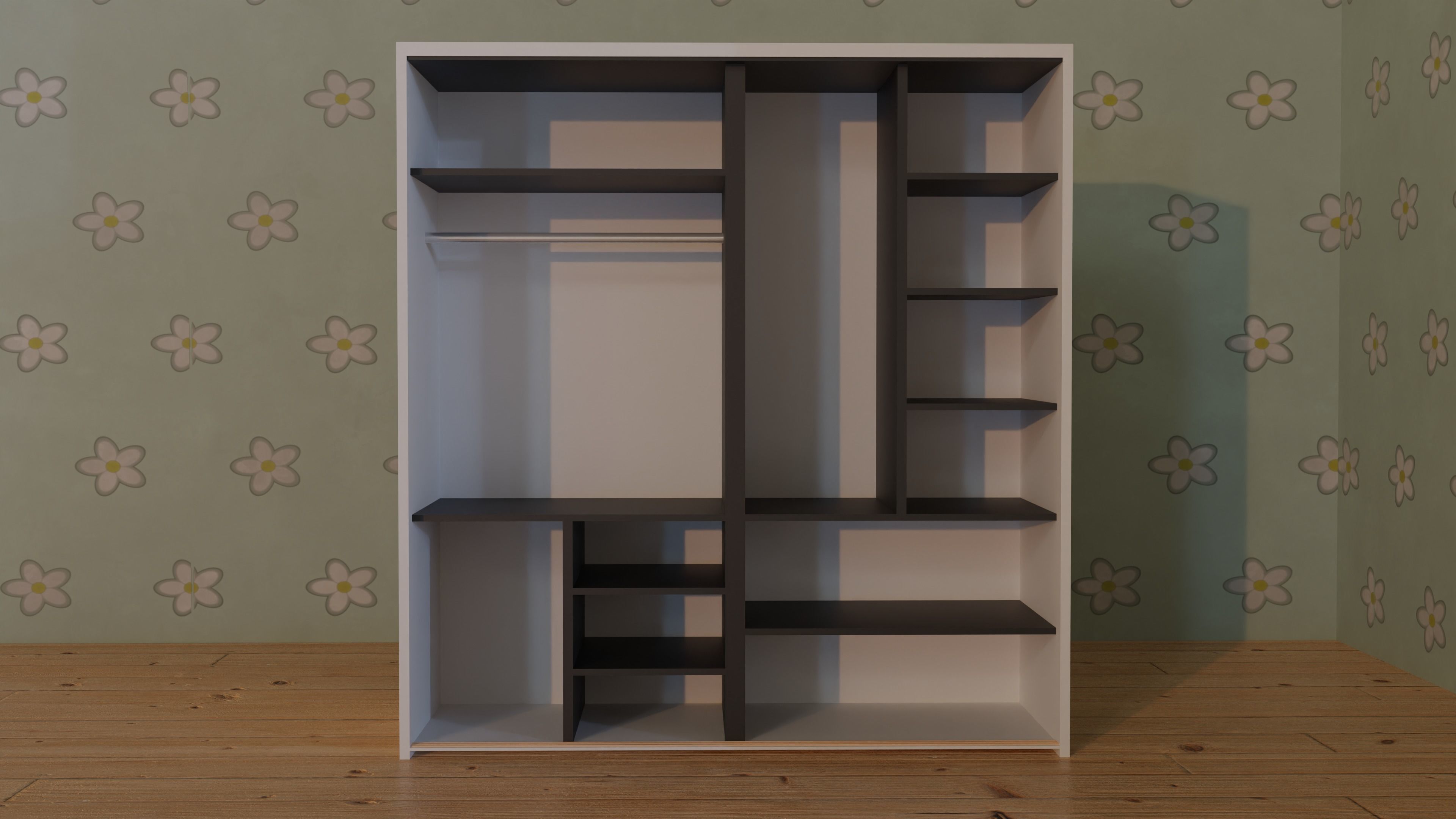 3D model Bedroom wardrobe VR / AR / low-poly | CGTrader