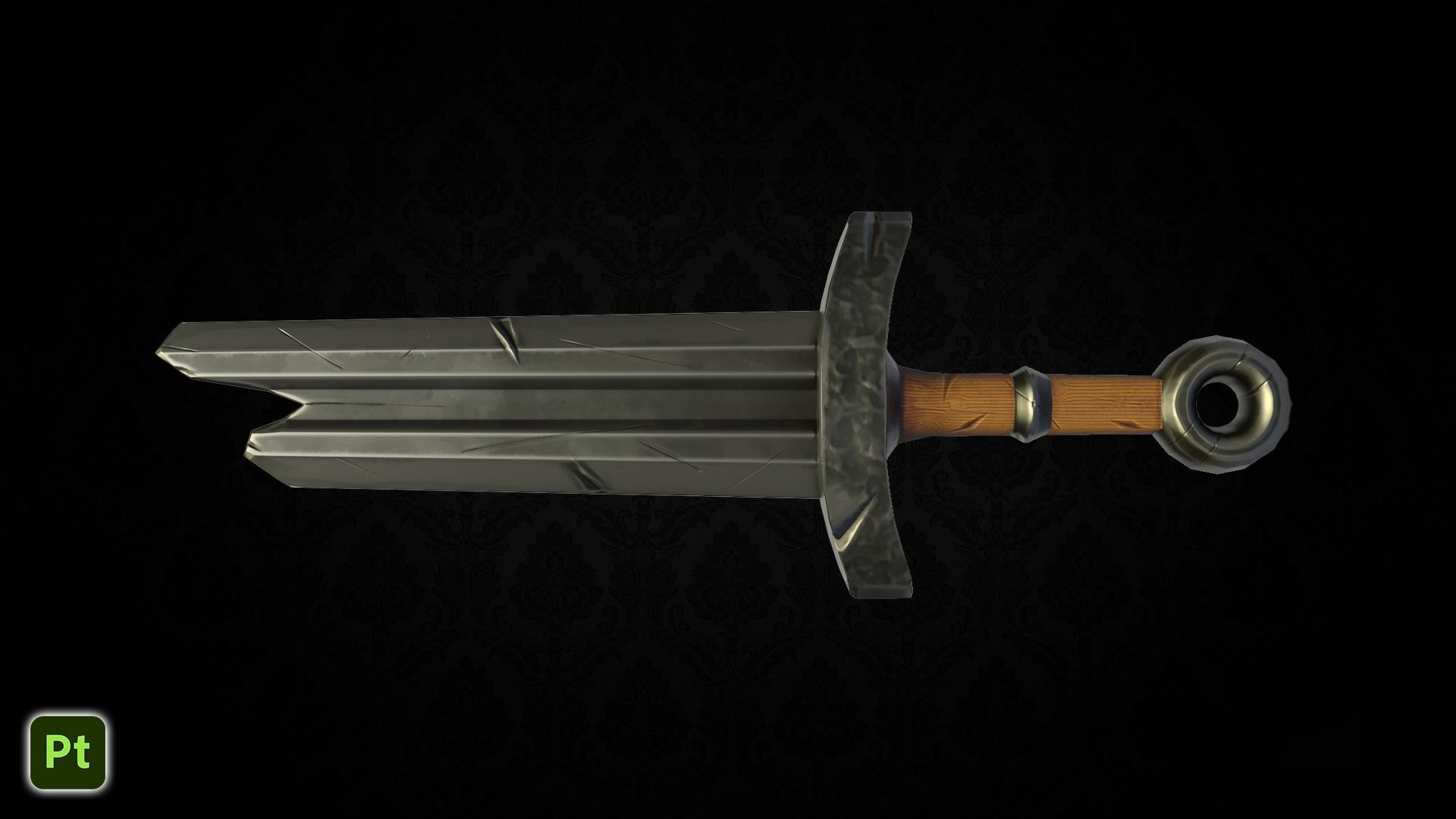 3D model Game Ready Fantasy Weapons with Textures - Volume 1 VR / AR ...