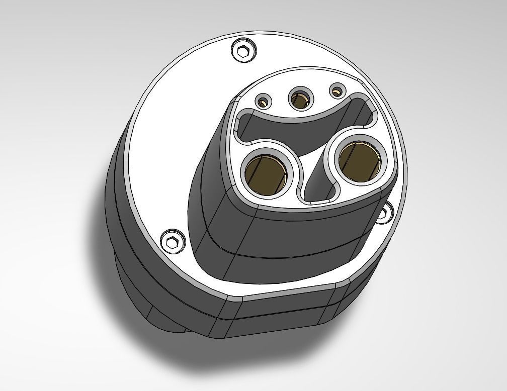 Tesla NACS 500V supercharger to Type2 Mennekes adapter rev3 2 3D model ...