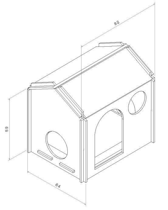 Dog And Cat House free 3D model | CGTrader