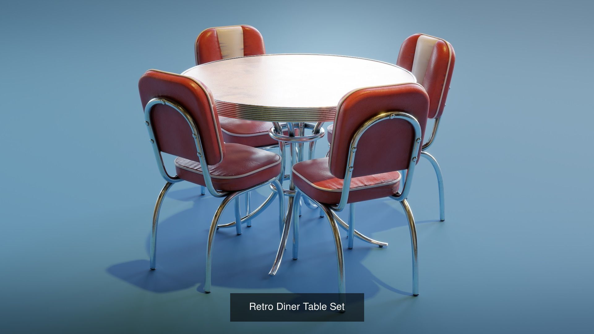 3D Model Collection Retro Diner Pack VR / AR / low-poly | CGTrader