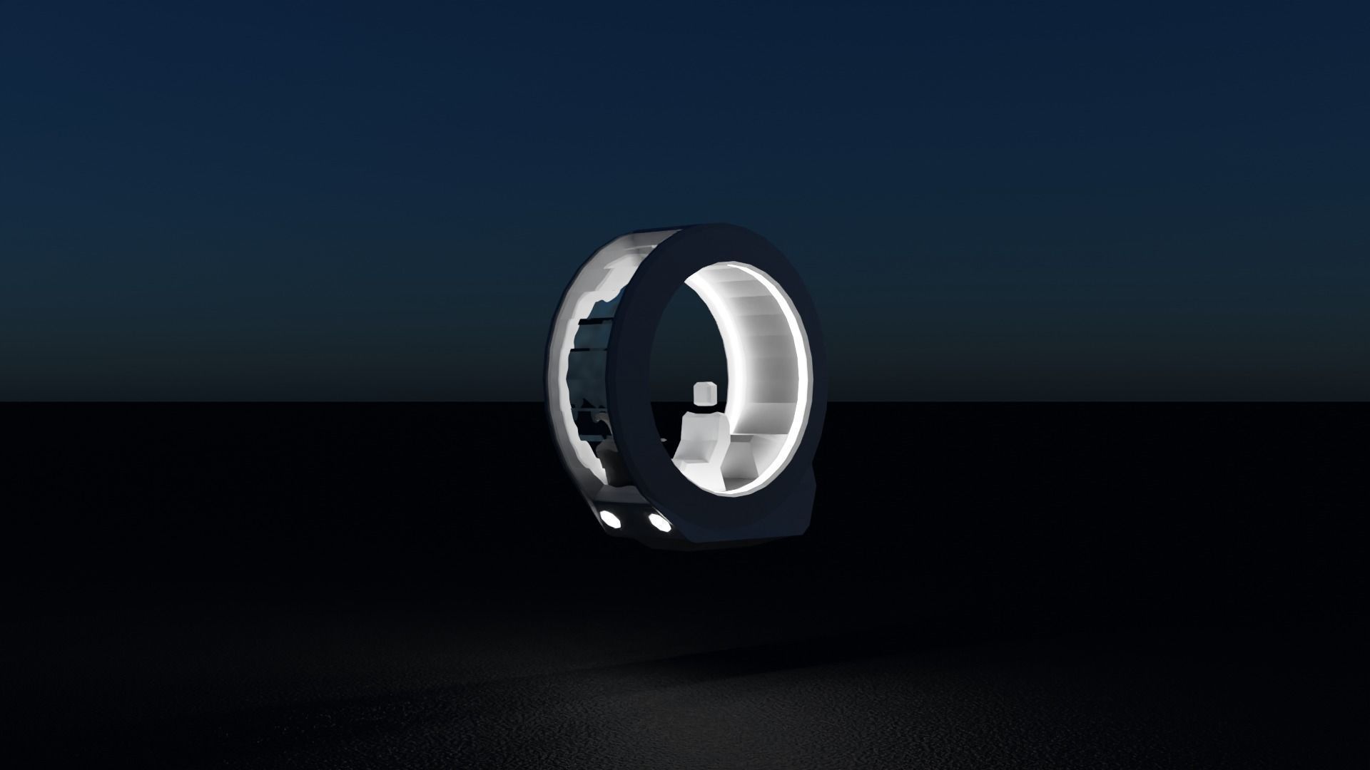 Low Poly Sci Fi Car free VR / AR / low-poly 3D model | CGTrader