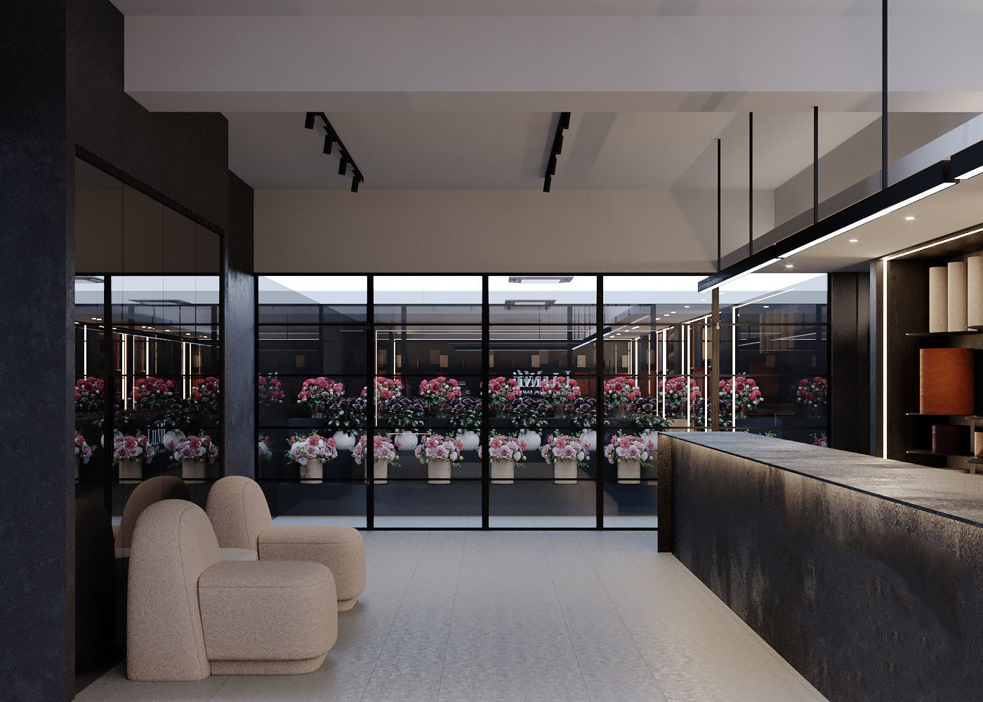 Elegant Flower Boutique Store 3D Model Scene 3D model | CGTrader