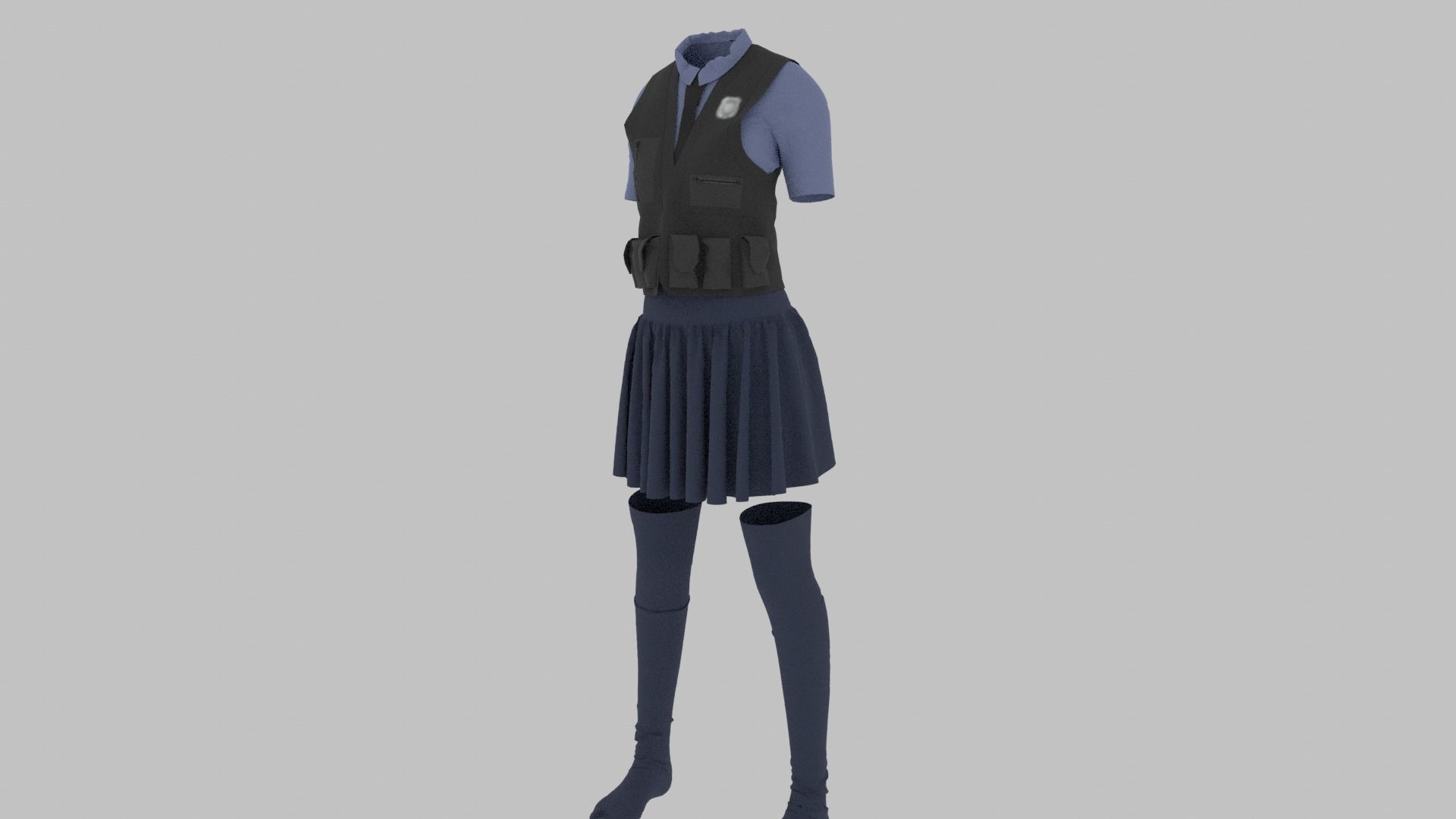 3D model Police Uniform VR / AR / low-poly | CGTrader