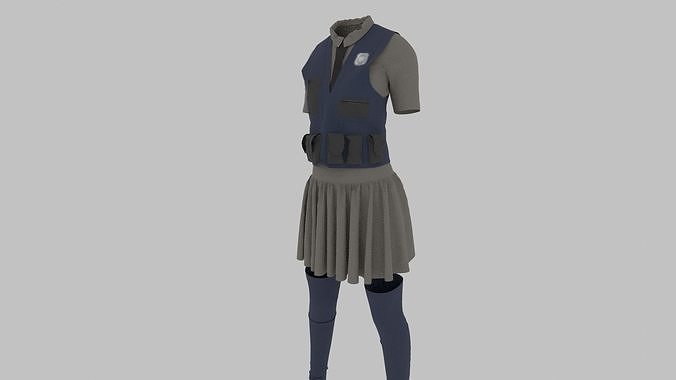 3D model Police Uniform VR / AR / low-poly | CGTrader