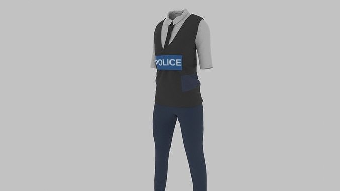 3D model Police Uniform VR / AR / low-poly | CGTrader