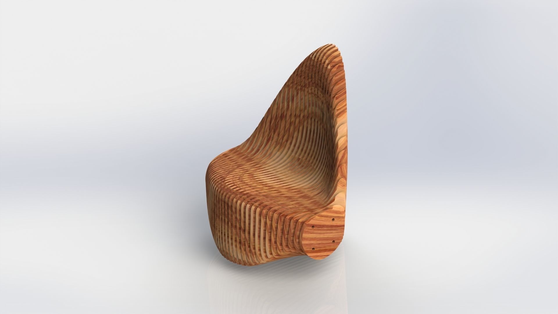 Parametric Chair C 3D model | CGTrader