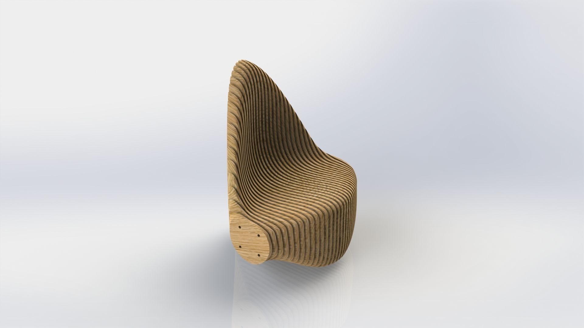 Parametric Chair C 3D model | CGTrader