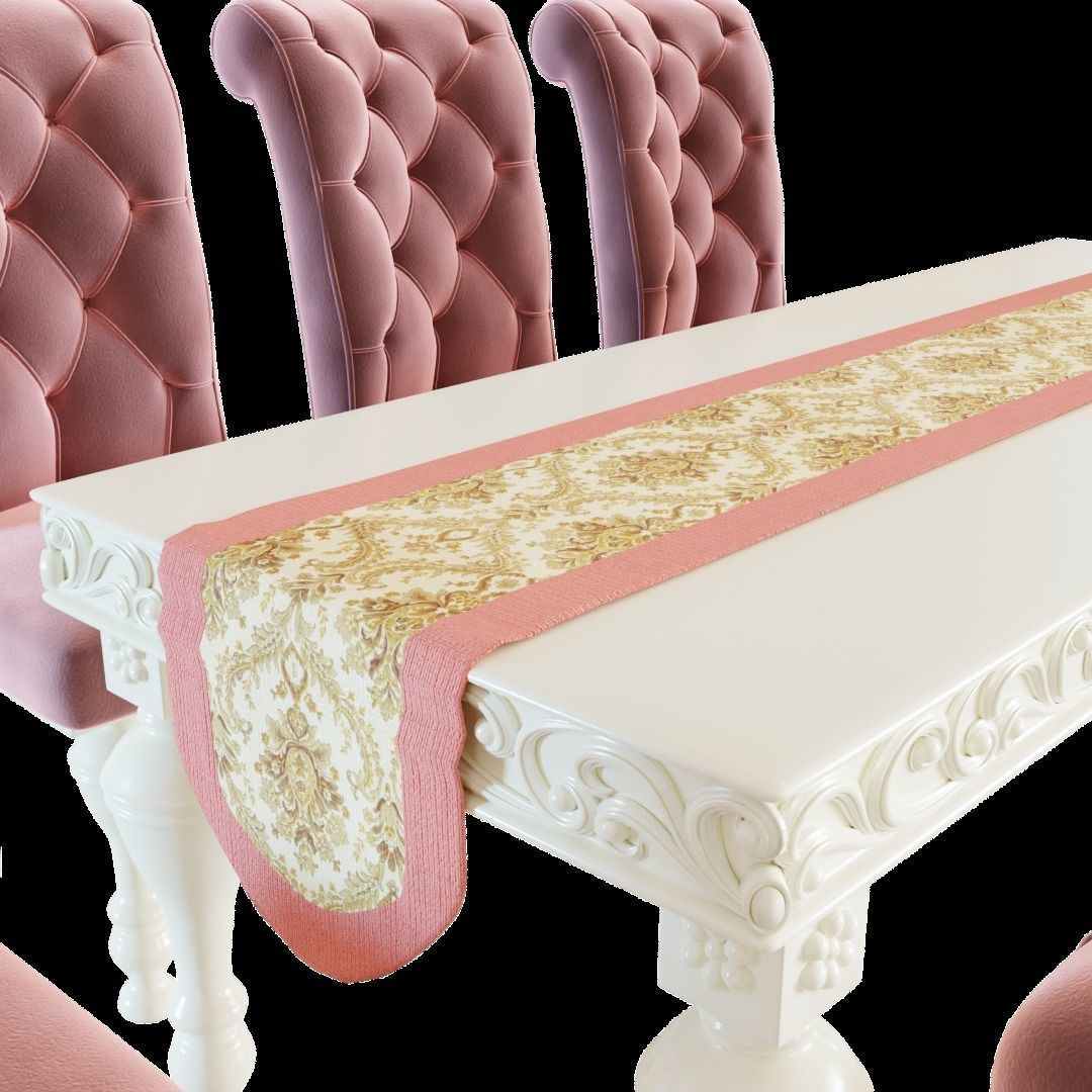 Dinning Chair-Table Set free 3D model | CGTrader