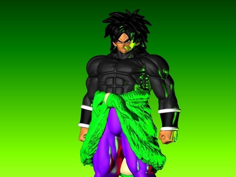 BROLY SUPER HERO 3D model 3D printable | CGTrader